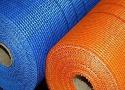China Blue Orange Corrosion Resistant Fiberglass Wire Mesh 1m-2m Width, 4x4-5x5 Mesh Size for Construction Reinforcement for sale