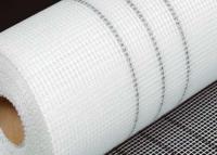 China 80g Non-Flammable Fiberglass Mesh Fabric - Temperature Range -70°C to +550°C, Roll Lengths 50-200m for sale