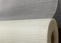 China White High Temperature Fiberglass Wire Mesh 60g 4x4 Mesh - 0.5m to 2m Width, 10m to 300m Rolls for sale
