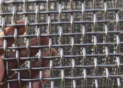 China 12.7mm Heavy Duty Crimped Wire Mesh Screen - 304/304L Stainless Steel with 3x3 to 500x500 Mesh Options for sale