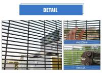 China 358 Anti-Climb Security Fence 76.2x12.7mm Mesh 1.2-6m Height Hot-Dipped Galvanized Industrial Grade for sale