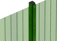 China 358 Anti Climb Security Fence 4mm Wire 76.2x12.7mm Mesh - Clear View Galvanized Perimeter Protection for sale