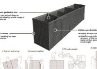 China Military Welded Gabion Barrier Fence Wall with 5mm Wire Diameter and Custom Panel Sizes for Security and Flood Control for sale