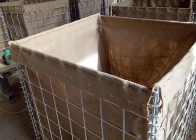 China Hot-Dip Galvanized HESCO Barrier 100x120mm 9 Cells Military Defense Wall for Perimeter Security for sale
