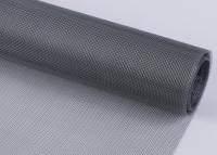China 75gr 1x50m PVC Coated Fiberglass Window Screen - Gray/Black Mosquito Proof Mesh with 4×5 Holes per Inch for sale