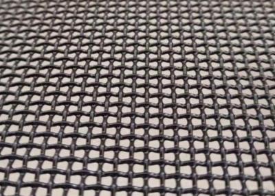 China Black 316 Stainless Steel Security Mesh 0.8mm Wire Diameter 10-16 Mesh for Anti-Theft Window Screens for sale