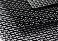 China Hard Black 4X4 304 Stainless Steel Diamond Wire Mesh 1-400 Mesh Security Screen with 2.148 Ton Impact Resistance for sale