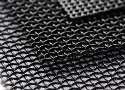 China Hard Black 4X4 304 Stainless Steel Diamond Wire Mesh 1-400 Mesh Security Screen with 2.148 Ton Impact Resistance for sale
