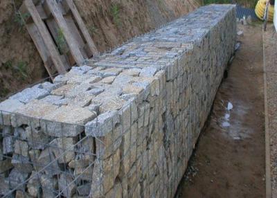 China PVC Coated Hexagonal Gabion Baskets 2x1x1m with 80x100mm Mesh and 2.7mm Wire Diameter for Erosion Control for sale