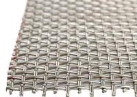 China Corrugated Stainless Steel Woven Wire Mesh 4.5kg/m2 50x50mm for Curtain Wall for sale