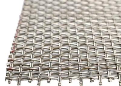 China Corrugated Stainless Steel Woven Wire Mesh 4.5kg/m2 50x50mm for Curtain Wall for sale