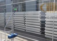China 4mm HDG Portable Chain Link Fence Panels 8-10ft Length with 3.5-4mm Wire for Commercial Security for sale