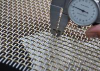 China AISI304 Stainless Steel Crimped Wire Mesh 6 Gauge 10mm Aperture for Quarry Screening for sale