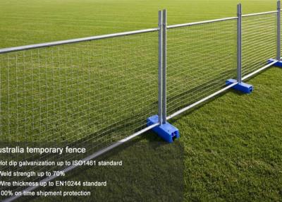 China 3.0mm & 3.5mm Welded Temporary Fence Panels - 5ft to 7ft Heights for Construction & Supermarkets for sale
