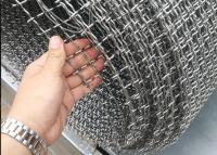 China 304 Stainless Steel Locked Crimped Wire Mesh 0.8mm-12.7mm for Architectural Screening and Industrial Applications for sale