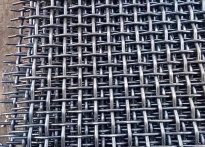 China Stainless Steel Crimped Wire Mesh Stone Crusher Screen 300 Micron 8-30mm for sale