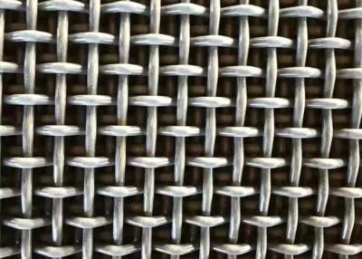 China 316 Stainless Steel Crimped Wire Mesh 30 Degree Woven Filter Mesh 2m Width for sale