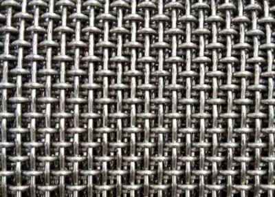 China Hdg Ss316l 50 Micron Stainless Steel Crimped Wire Mesh Round Hole 0.8-1.5m Width for sale