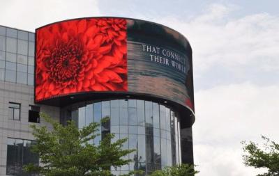 China P4 Outdoor Full Color Fixed Curved Flexible Led Display 3D Advertising Led Video Wall Screen for sale