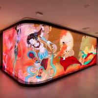 China Easy Quick Installing Adhesive Transparent Led Screen P5 P6 P8 P10 P16 P20 Flexible Transparent Led Film Display for sale