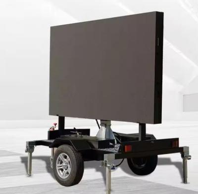 China Outdoor Led Mobile Screen Trailer Billboard Led Display Screen Led-screen-trailer for sale
