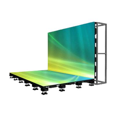 China floor led display IP65 waterproof design floor led display heavy load standing led display indoor outdoor dancing floor led display for sale