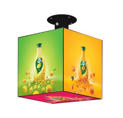 China Cube LED Display P2.5 P3 P4mm Customized Retail Store Advertising Cube LED Screen for sale