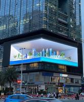 China Outdoor LED TV Screen with Pixels Density of 10000dots/sqm and Circle Size Dimension for sale