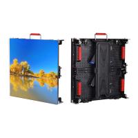 China Bigger Curved LED Screen P4.81 LED Videos Outdoor Die Casting Aluminum Cabinet 500*500mm LED Rental Display Screen for sale