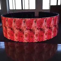 China Bigger Curved LED Screen P4.81 LED Videos Outdoor Die Casting Aluminum Cabinet 500*500mm LED Rental Display Screen for sale