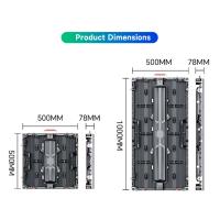 China LED Display Indoor LED Wall Panel Rental Video Wall Outdoor Advertising Screen Led Stage for 500*500 LED Screen Outdoor for sale