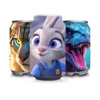 China Creative Indoor/Outdoor Full Color LED Digital Poster Screen Soft Flexible Beverage Can Shape Special Beer Bottle for Retail for sale