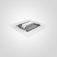 China LED Canopy Light 100W Power CREE XTE LED Source and L470*W470*H150mm Dimensions for Parking Structure Lighting for sale