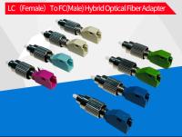 China LC/UPC Female To FC/UPC Male MM OM2 Hybrid Optical Fiber Adapter FC/UPC Male To LC/UPC Female for sale