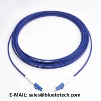 China 2mm 3mm Armored Fiber Optic Patch Cord LC To LC Fiber Optic Armored Patch Cable Single Mode Simplex for sale