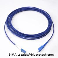 China Armored Fiber Optic Patch Cord LC To SC 3mm 2mm Single Mode Simplex Fiber Optic Armroed Patch Cable for sale