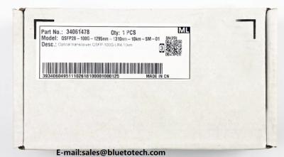 China Huawei 34061478 QSFP28 100G LR4 10km Optical Transceiver 1295-1310nm SM for sale