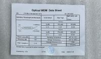 China 2×2 Optical WDM 1310/1550nm SMF28e Single Model FC/UPC Connector Steel Tube for sale
