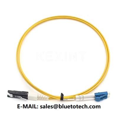 China VF45 to LC Fiber Optic Patch Cord Single Mode Duplex 2mm VF45 Fiber Optic Jumper for sale