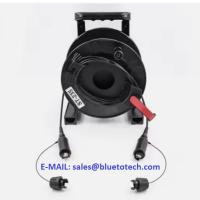 China 2/4/6 Core XBEAM Expand Beam Optical Fiber Patch Cable Armored Field Fiber Optic Patch Cord With Cable Drum for sale
