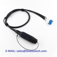 China Fiber Optic Cable Expanded Beam Connector To LC 6Core Plug Socket Terminated Harsh Environment Armored Field Fiber Optic Patch Cord for sale
