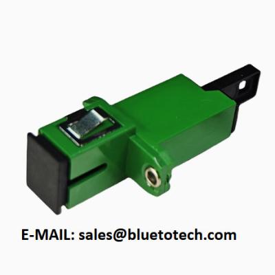 China Green Color E2000/APC To SC/APC Optical Hybrid Adapter Single Model Simplex With Plastic Housing for sale