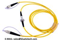 China Fiber Optic Rotary Joint 1Fiber FC Connector Single Model Yellow Color Fiber Optic Splip Ring Rotary for sale