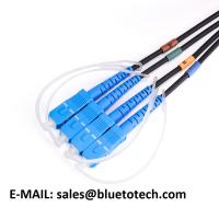 China Outdoor Armored Fiber Optic Patch Cord SC/UPC to SC/UPC 4core Single Mode with 5mm OD and 4G/5G Network Support for sale