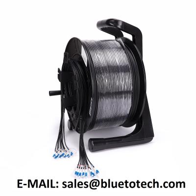 China Outdoor Armored Fiber Optic Patch Cord SC/UPC to SC/UPC 4core Single Mode with 5mm OD and 4G/5G Network Support for sale