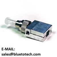 China Metal FC Bare Fiber Adapter 60μm 80μm 126μm 130μm 150μm 230μm 250μm 300μm 400μm 440μm for sale