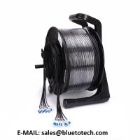 China Outdoor 8core Armored Fiber Optical Patch Cord LC to LC 6.0mm Single Model With Plastic Drum Optical Fiber Jumper 8fiber LC/UPC-LC/UPC Plastic Cable Reel for sale
