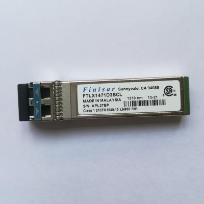 China FINISAR SFP Transceiver Module LR 10G 10KM FTLX1471D3BCL Fibre Channel Transceiver for sale
