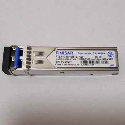 China High Output SFP Transceiver Module FINISAR LR 1G 1310nm 10KM FTLF1318P2BTL-HW for sale