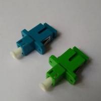 China Plastic SC To LC Adapter Simplex Single Model / Multi Model With Green / Blue Color for sale